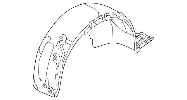 2019-2023 Audi Q8 Wheelhouse Liner 4M8-810-171-G | Audi USA Parts