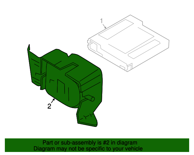 Genuine Anti-Theft Alarm Siren for 2004-2013 Volvo | Part# 30659894 ...