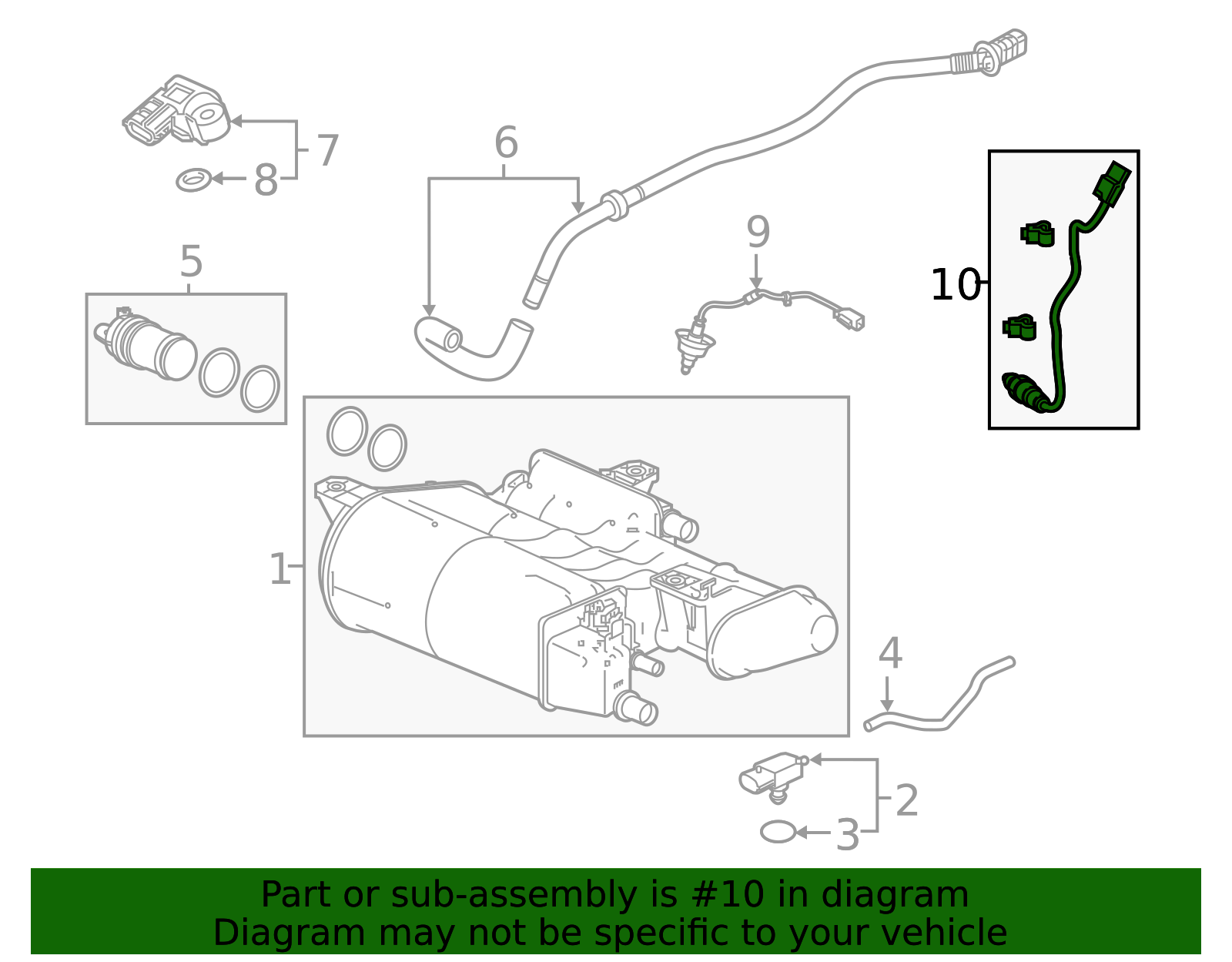 36532-5BF-A01 - 2017-2024 Honda Civic - Sensor Oxygen (Bosch) | Honda ...