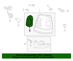 81554-60820 - Gasket - 2008-2011 Toyota Land Cruiser | DiscMonster