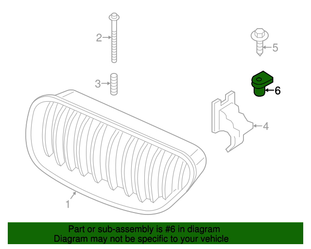 Genuine Bumper Cover Nut for 2009-2019 BMW | OEM Part# 07-14-7-212-877 ...