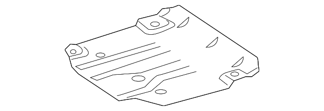 213-693-33-00-64 - Cover Rear End Floor Mercedes-Benz USA Parts