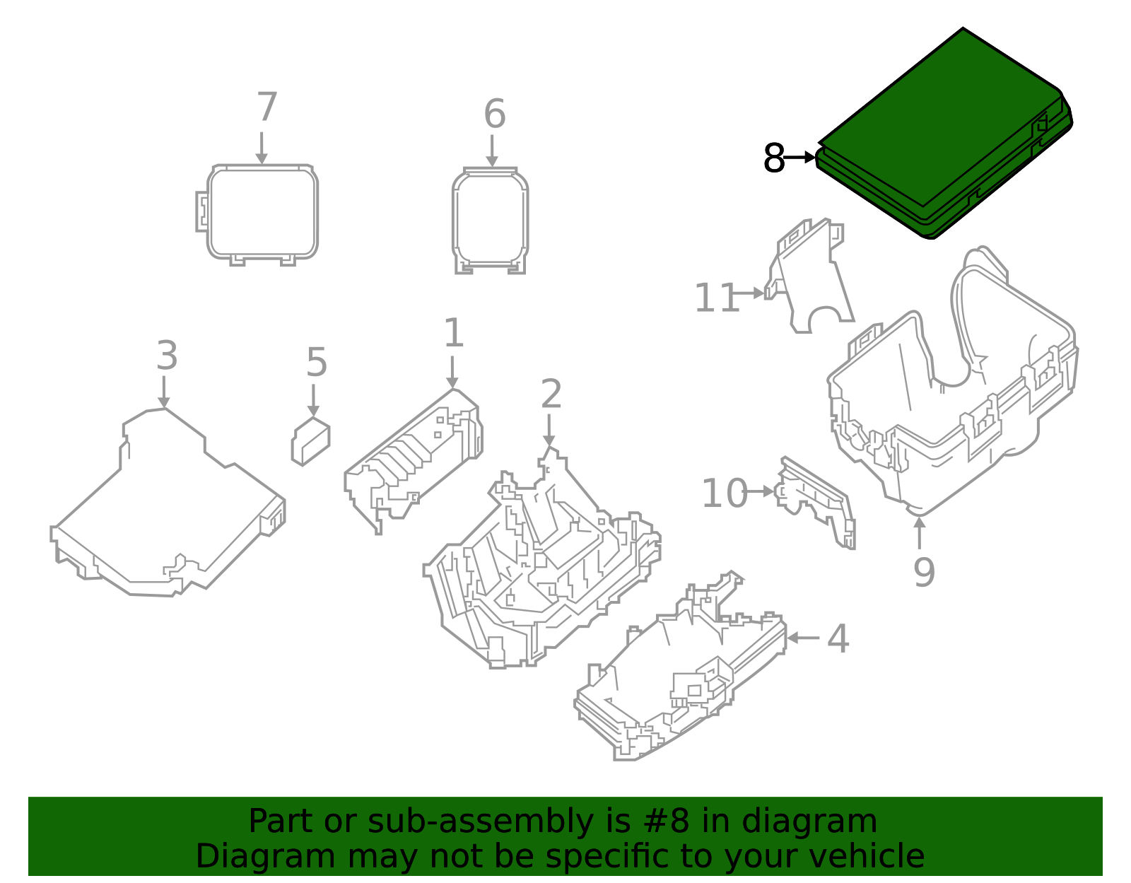 2019-2024 Nissan Altima Control Module 284B7-6CA3A | Nissan Parts Central