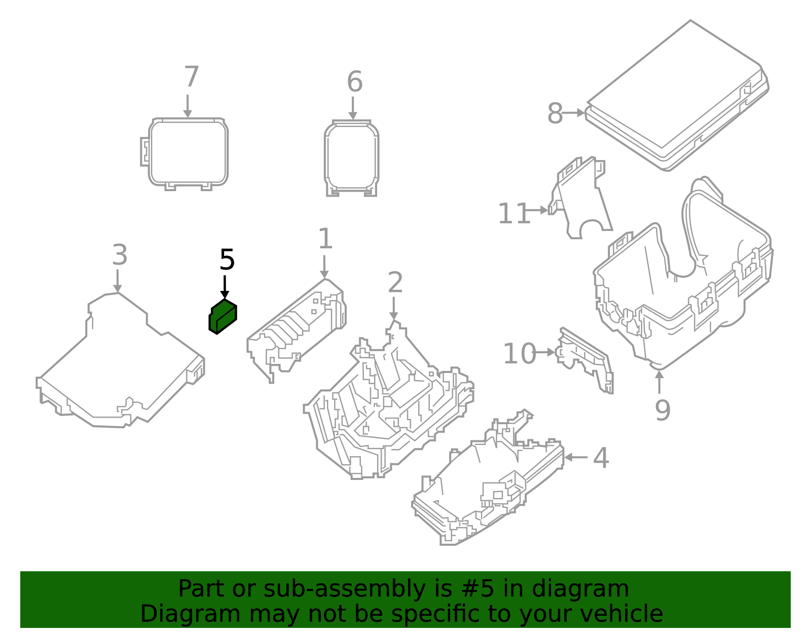 2019-2025 Nissan Fusible Link 24370-7995C | Nissan Parts Central