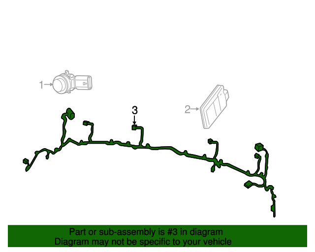 2017-2018 Chrysler Pacifica Wire Harness 68359998AC | TascaParts.com