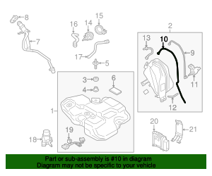 16197299387 - 2015-2017 BMW X3 Filler Pipe (16-19-7-299-387) | BMW of ...