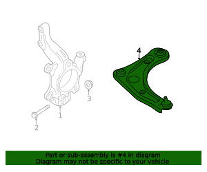 54501-5RL1B - Lower Control Arm - 2018-2023 Nissan | Nissan OEM Parts ...