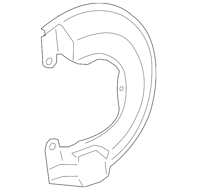 4605A203 - Splash Shield - 2008-2015 Mitsubishi Lancer | Lasco Auto Parts