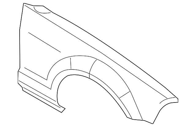 2005-2009 Ford Mustang Fender - Driver's Side (LH) 5R3Z-16006-BA ...