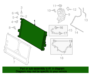 2011-2023 Porsche Auxiliary Radiator 958-106-212-10 | OEM Parts Online