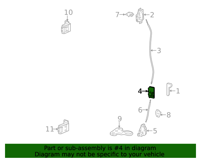 2010-2023 Mercedes-Benz Lock Actuator 906-740-01-88 | MB Parts Center