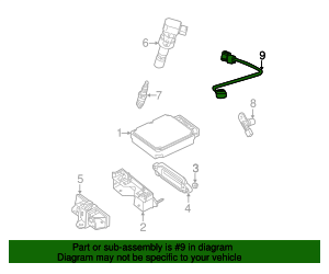 LNE1692AA - Ignition Knock (Detonation) Sensor 1999-2008 Jaguar ...