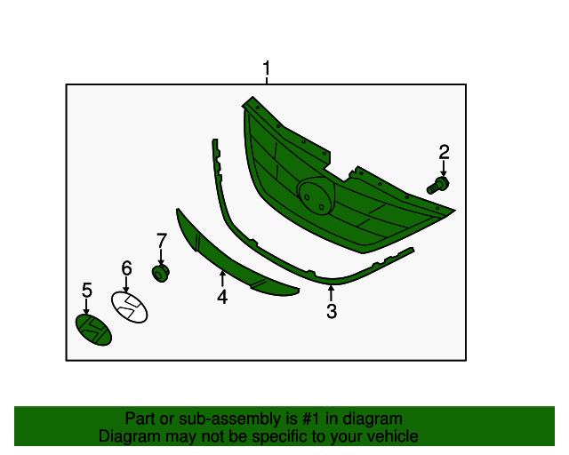 2011-2013 Hyundai Sonata Grille Assembly 86350-3S000 | QuirkParts