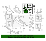 2009-2015 Volkswagen Tiguan Storage Compartment 5N1-863-476-C-81U | VW ...