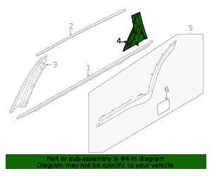 2022-2025 Genesis Rear Applique 83270-AR000 | Retail Performance Auto Parts