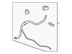 2007-2013 GM Negative Battery Cable 22846470 | Partners Chevy