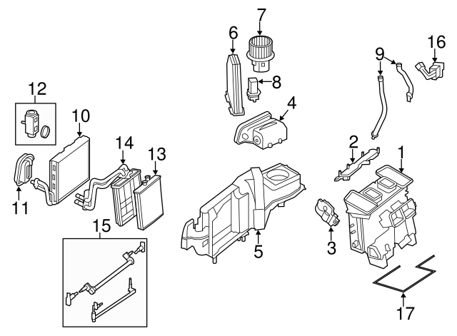 204-830-25-03-39 - Intake Duct 2010-2017 Mercedes-Benz | Mercedes-Benz ...