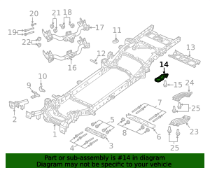 2019-2020 Ram 1500 Tow Hook - Driver's Side (LH) 68272945AB ...