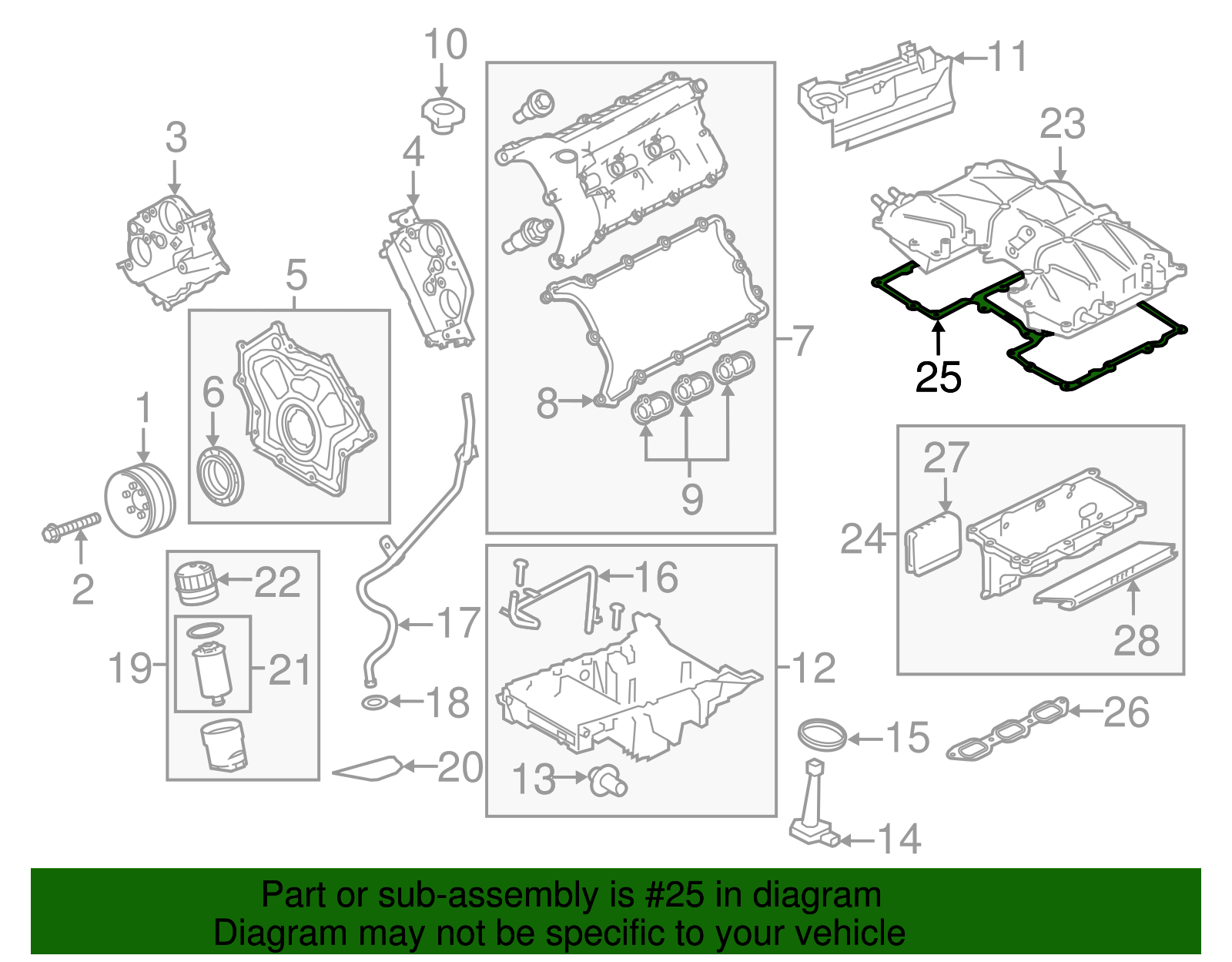 Genuine OEM Gasket Part# LR041680 Fits 2014-2020 Land Rover: Up To 35% ...