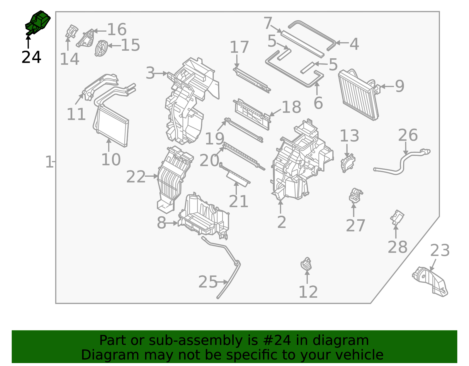 2021-2024 Kia Seltos Lower Duct 97279-Q5000 | NewAutoParts.com