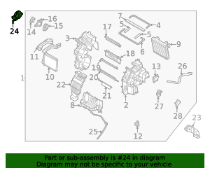 97279-Q5000 - Lower Duct 2021-2024 Kia Seltos | Kia.Parts Store