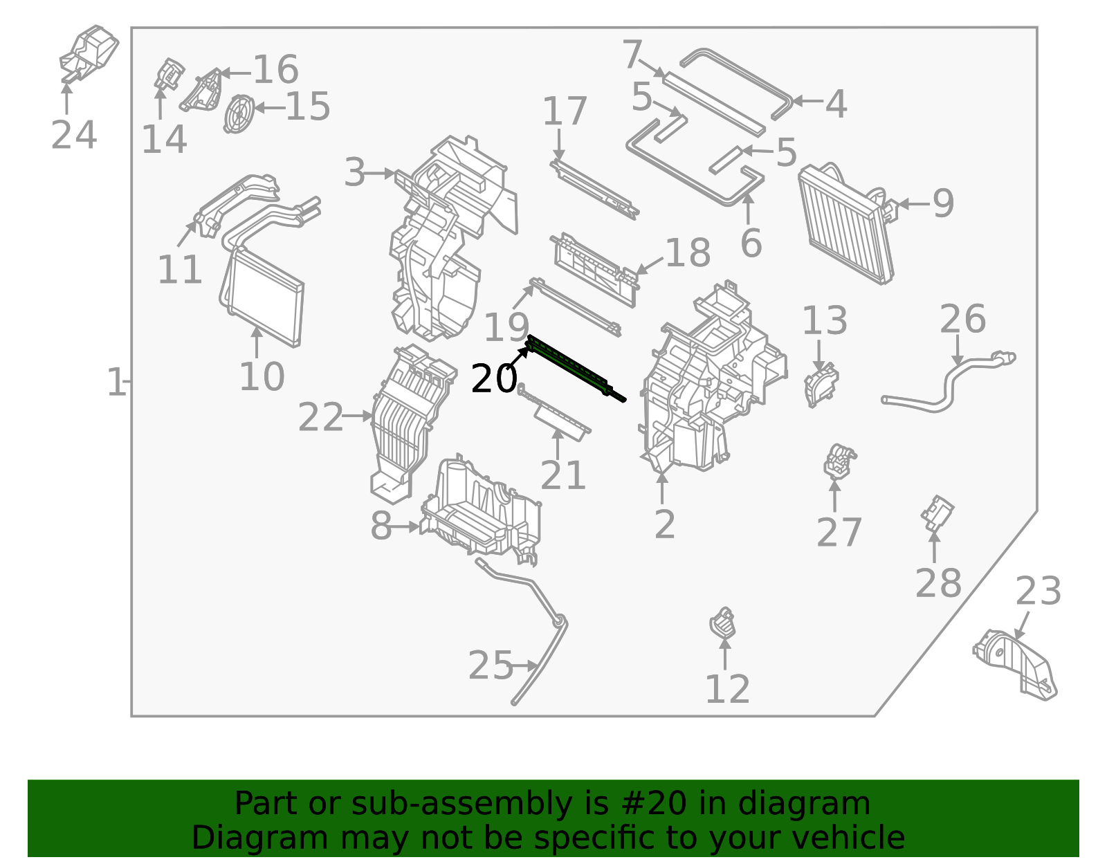 2021-2025 Kia Seltos HVAC Mode Door 97145-Q5000 | Retail Performance ...