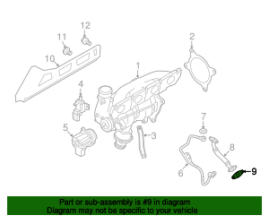 2005-2024 Audi Oil Outlet Tube Gasket 06F-145-757-L | OEM Vehicle Parts