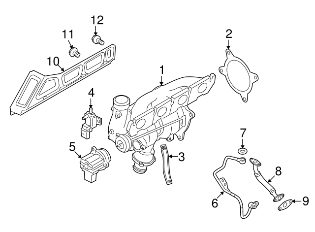 Audi OEM Oil Outlet Tube Gasket Part# 06F-145-757-L | OEM Vehicle Parts