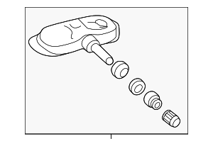 2018-2021 Toyota Tire Pressure Monitoring System Sensor 42607-0C091 ...