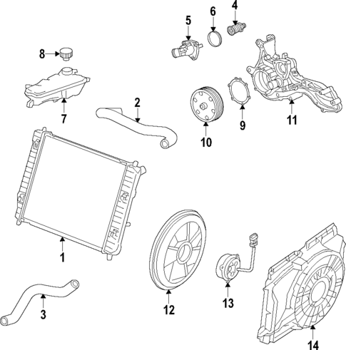 Cooling System for 2016 Cadillac CTS | GMPartsNow