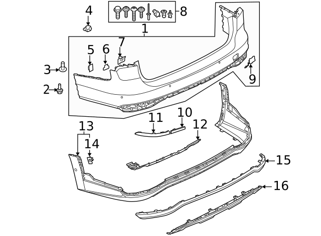 2020-2024 Audi A6 allroad Bumper Cover 4K9-807-067-G-GRU | OEM Parts Online