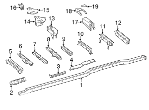 906-310-74-37 - Cross-Member 2014-2021 Mercedes-Benz Sprinter 3500 ...