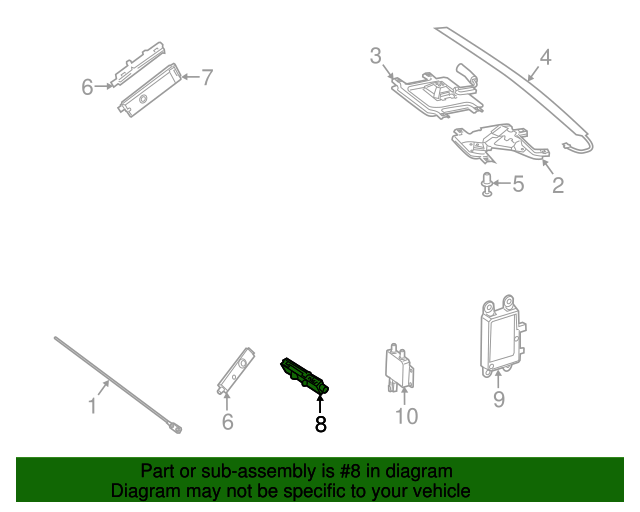 231-905-97-00-64 - Antenna Amplifier 2012-2020 Mercedes-Benz ...
