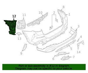 51128069963 - 2020-2023 BMW X6 Outer Support (51-12-8-069-963) | BMW of ...