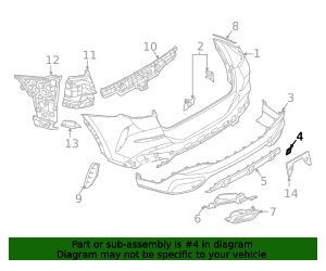 51-12-8-069-967 - Trim cover, tow fitting, rear 2020-2025 BMW X6 ...