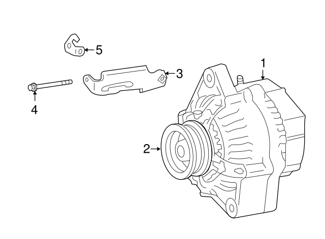 2008-2014 Scion xD Alternator Bracket 1638137010 | AutoNationParts.com