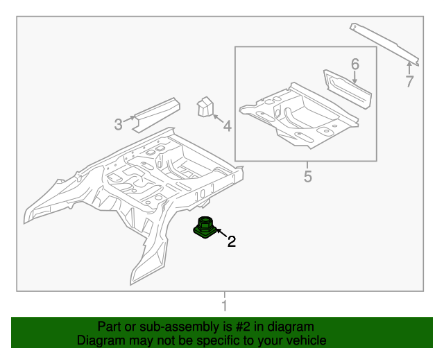 41009880323 - 1997-2024 BMW Apron/Rail Assembly Pin (41-00-9-880-323 ...