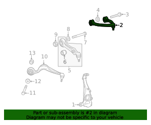 223-330-26-00 - Upper Control Arm 2021-2023 Mercedes-Benz | Mercedes ...