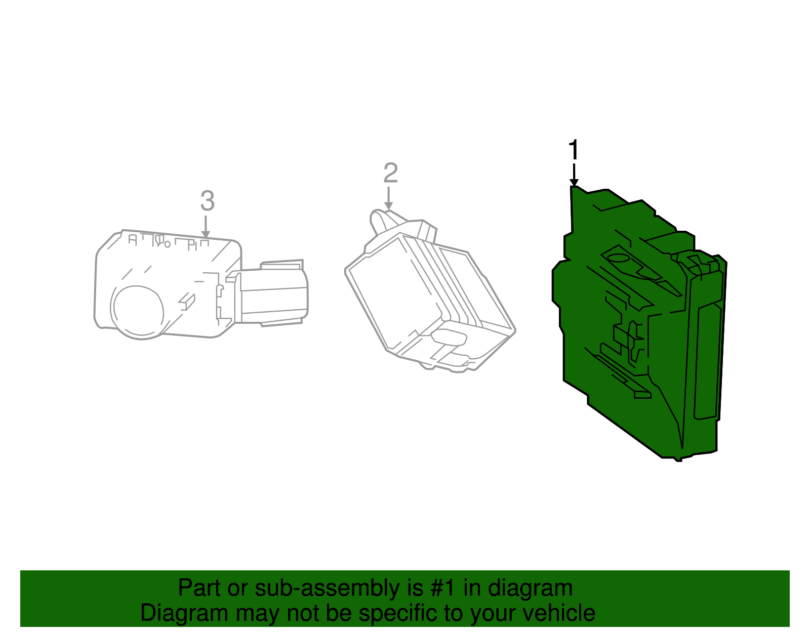 2018-2020 Toyota Camry Module 89340-06061 | Toyota Parts Center