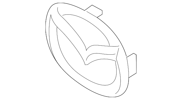 C235-51-731A - Ornament Front Grille - 2006-2016 Mazda | Werner Mazda Parts