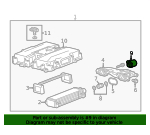 2014-2019 Cadillac XTS Turbocharger Coolant Feed Pipe Plug 12659911 ...