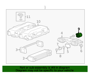 2014-2019 Cadillac XTS Turbocharger Coolant Feed Pipe Plug 12659911 GM ...
