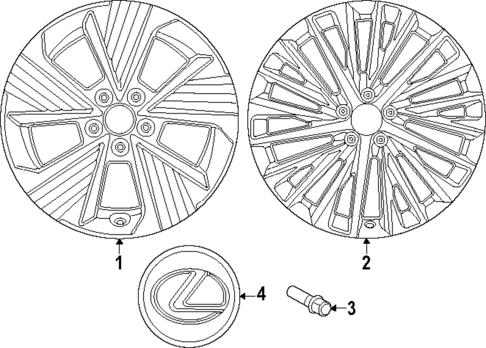 42611-46090 - 2023-2024 Lexus RZ450e - Wheel, Alloy | My L Parts