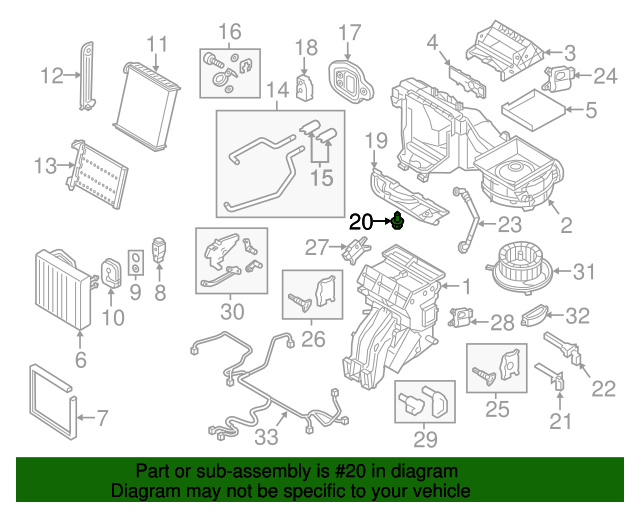 2018-2020 Volkswagen Tiguan Lower Cover Clip WHT-007-080 | QuickParts