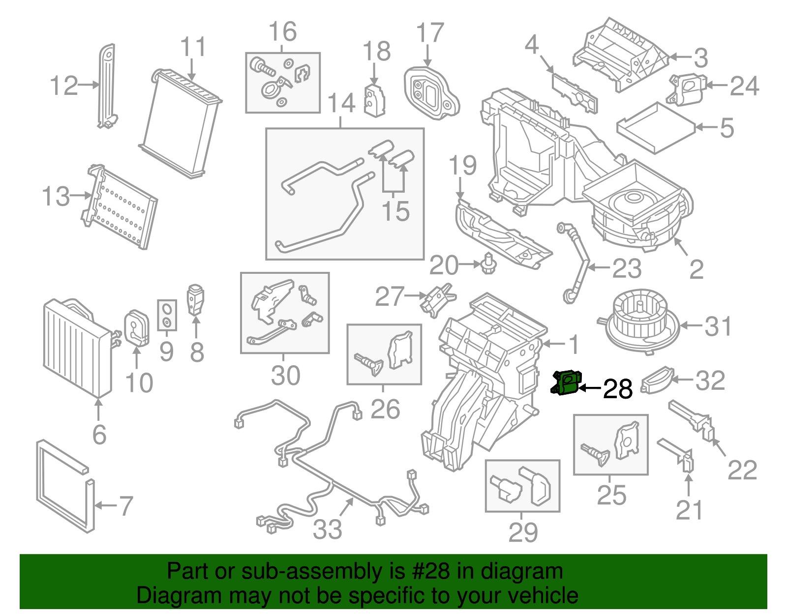 2015-2025 Audi HVAC Defrost Mode Door Actuator 2Q0-907-511-G | Audi USA ...