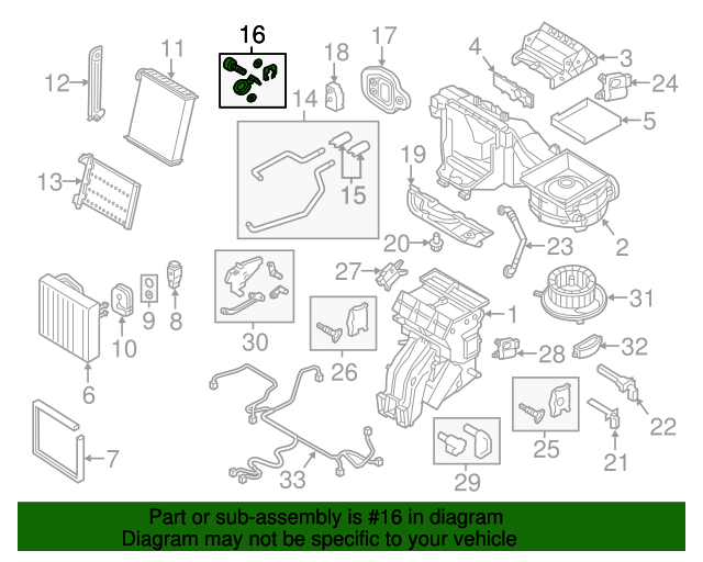 5WA-815-155 - Pipe Kit Mount Kit 2015-2024 Audi | Audi OEM Parts