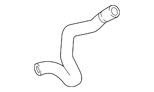 17342-0S010 - Outlet Hose - 2007-2013 Toyota Tundra | OEM Genuine Parts