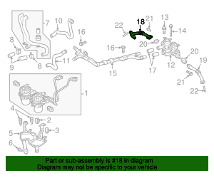 17362-0S010 - Tube Air No.2 - 2007-2013 Toyota Tundra | Sparks Parts
