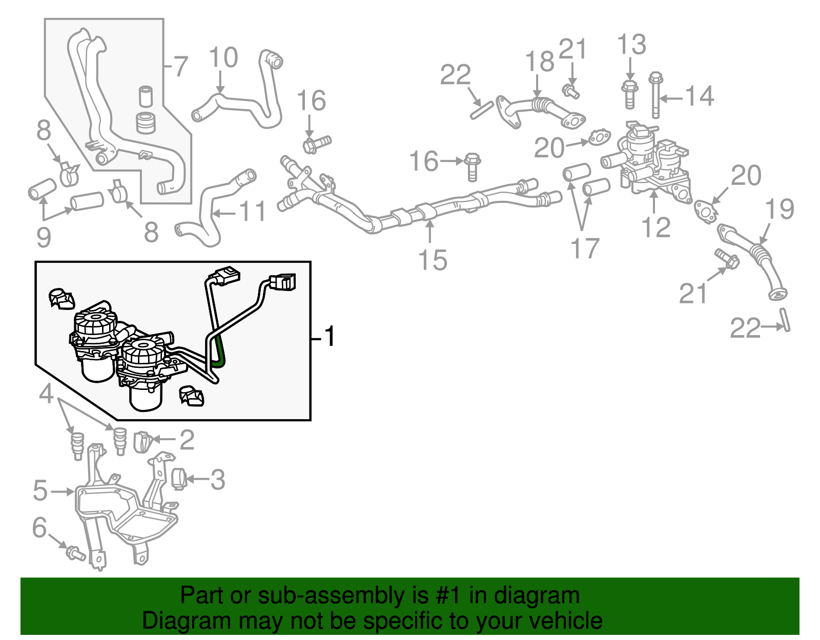 2007-2013 Toyota Secondary Air Injection Pump 17610-0S010 | OEM Parts ...