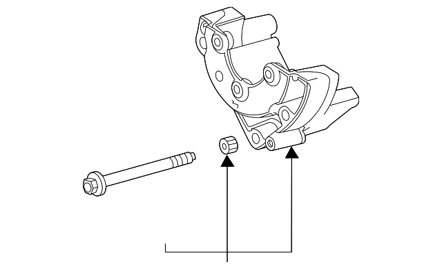 2020-2025 GM Power Steering Pump Bracket 12654286 GM | GMPartsDirect.com